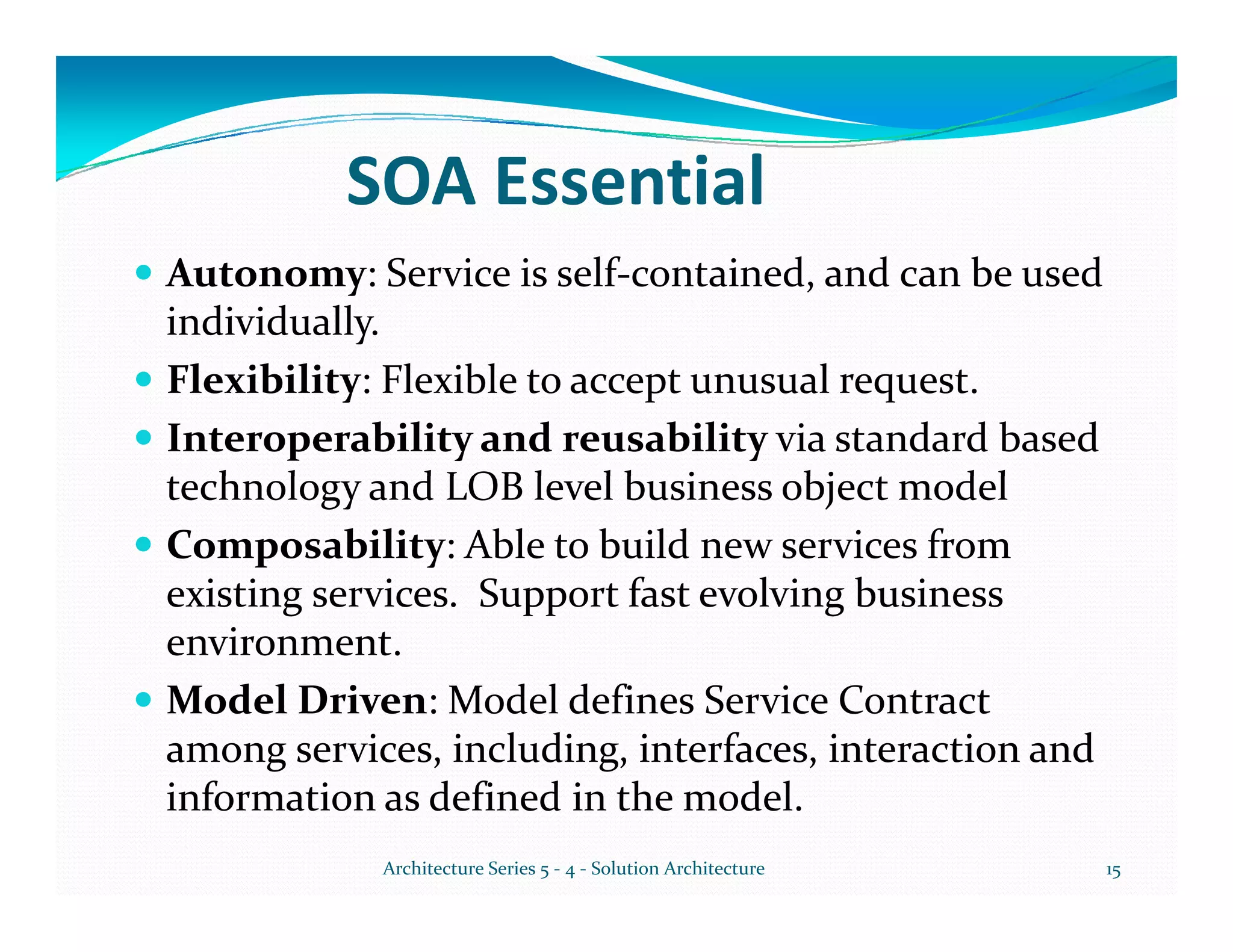 Architecture Series 5-4 Solution Architecture Draft | PDF