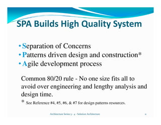 Architecture Series 5-4 Solution Architecture Draft | PDF
