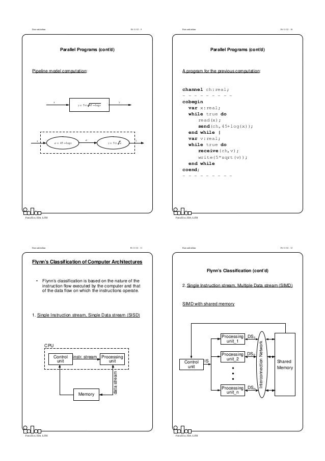 Architectures for parallel