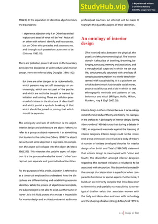 ARCHITECTURE S OTHER An Ontological Reading Of The Abject Relationship ...