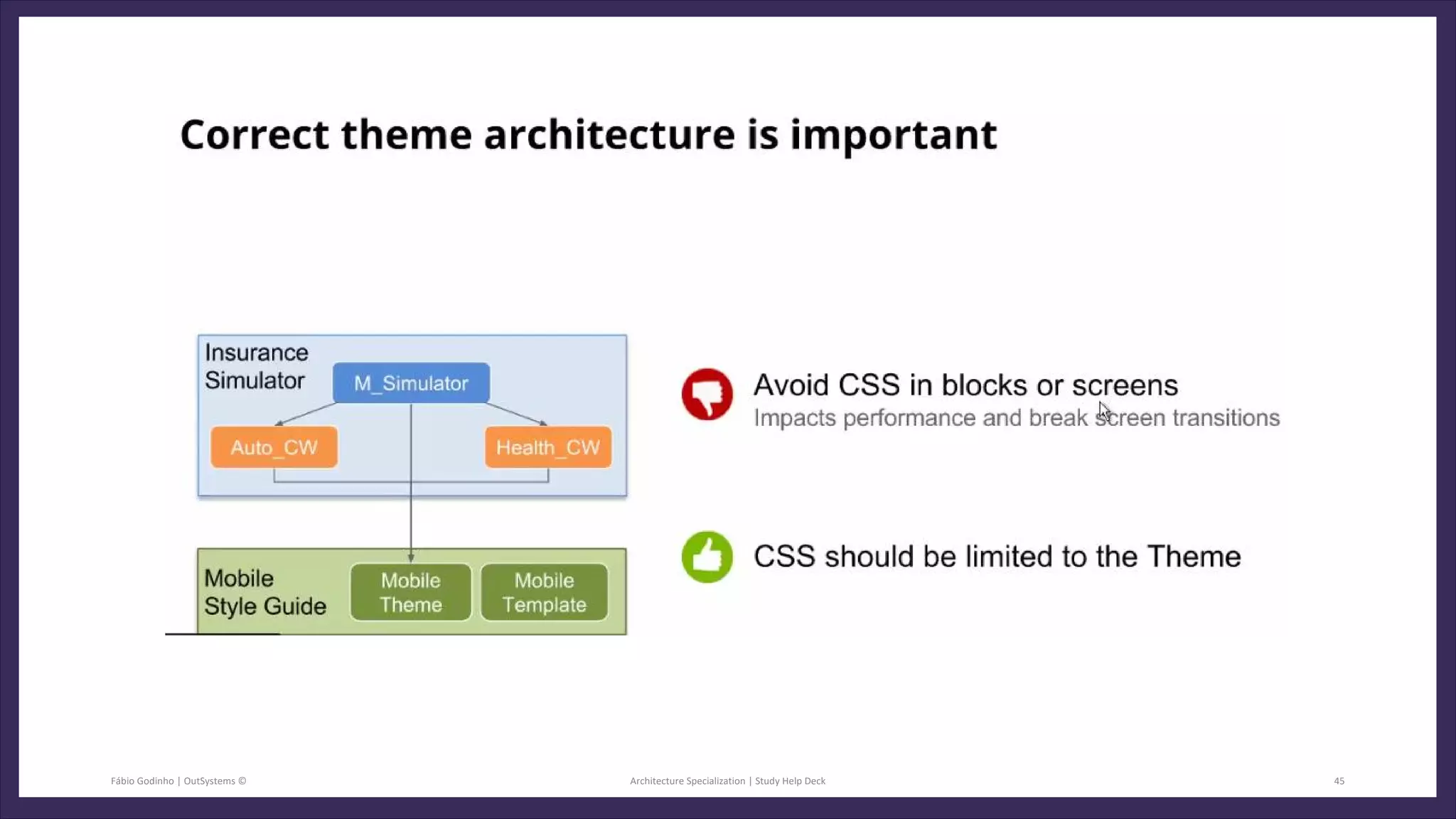 Architecture OutSystems Security Specialization - Study Help Deck | PDF