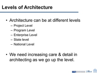 ArchitectureStandardsforeGovtJS5Nov06 (1).ppt