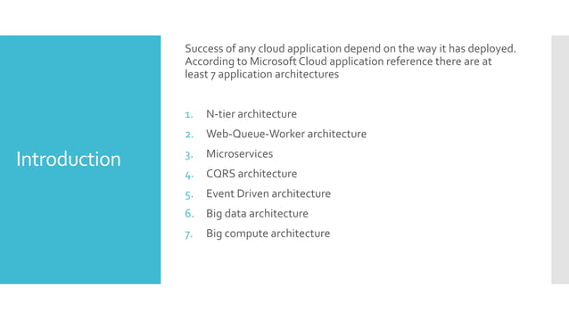 Cloud Application architecture styles | PPTX | Cloud Computing | Internet