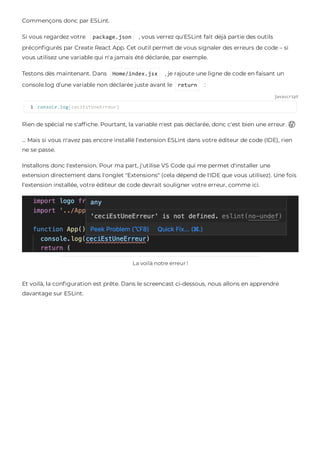 Architecturez votre projet créez une application react complète - open classrooms | PDF | Web ...