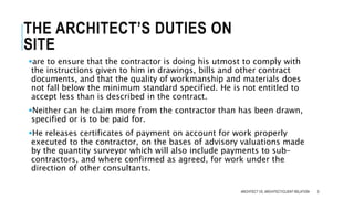 ARCHITECT Vs ARCHITECT Relations.pptx