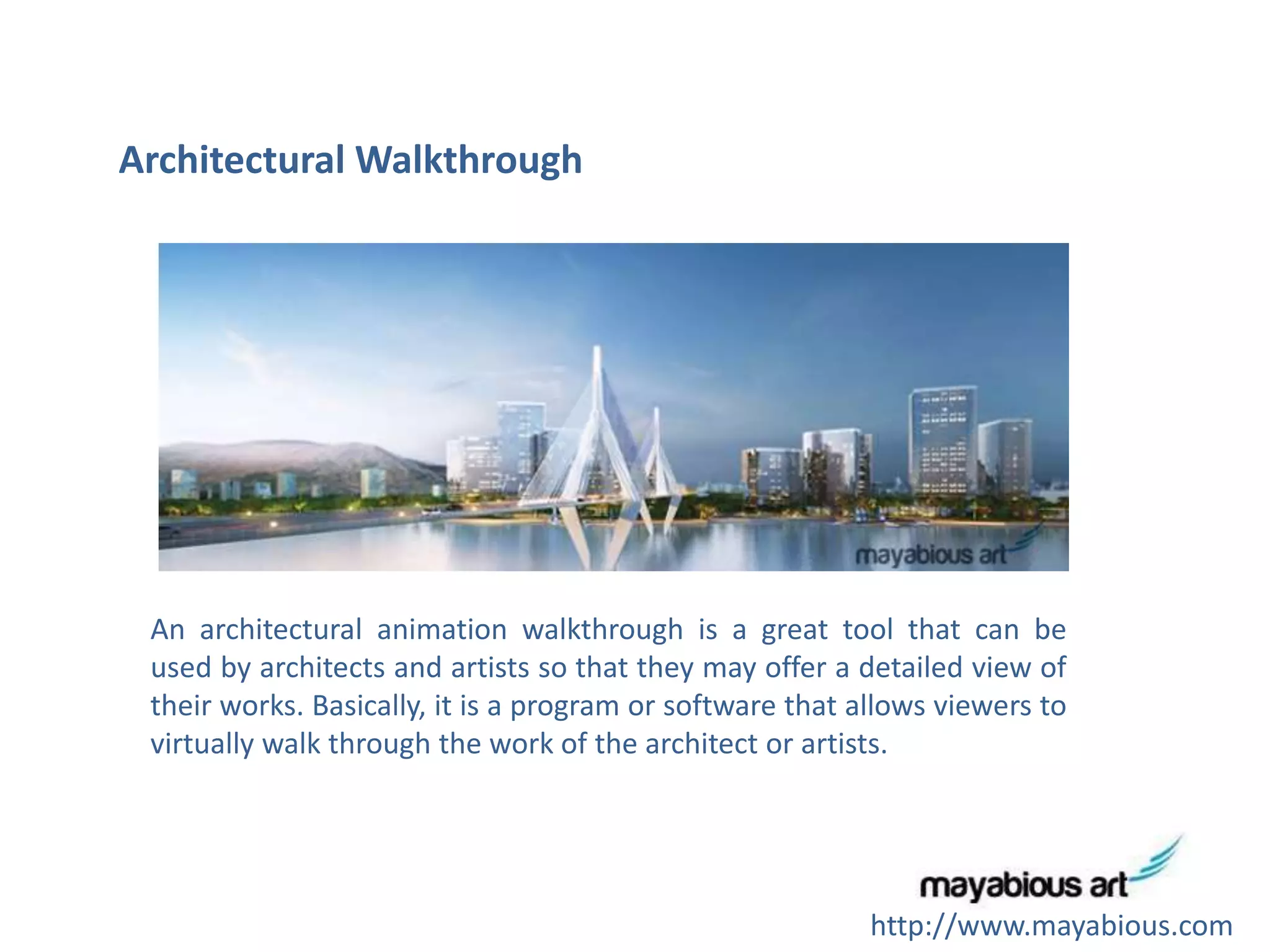 Architectyral walkthrough | PPTX