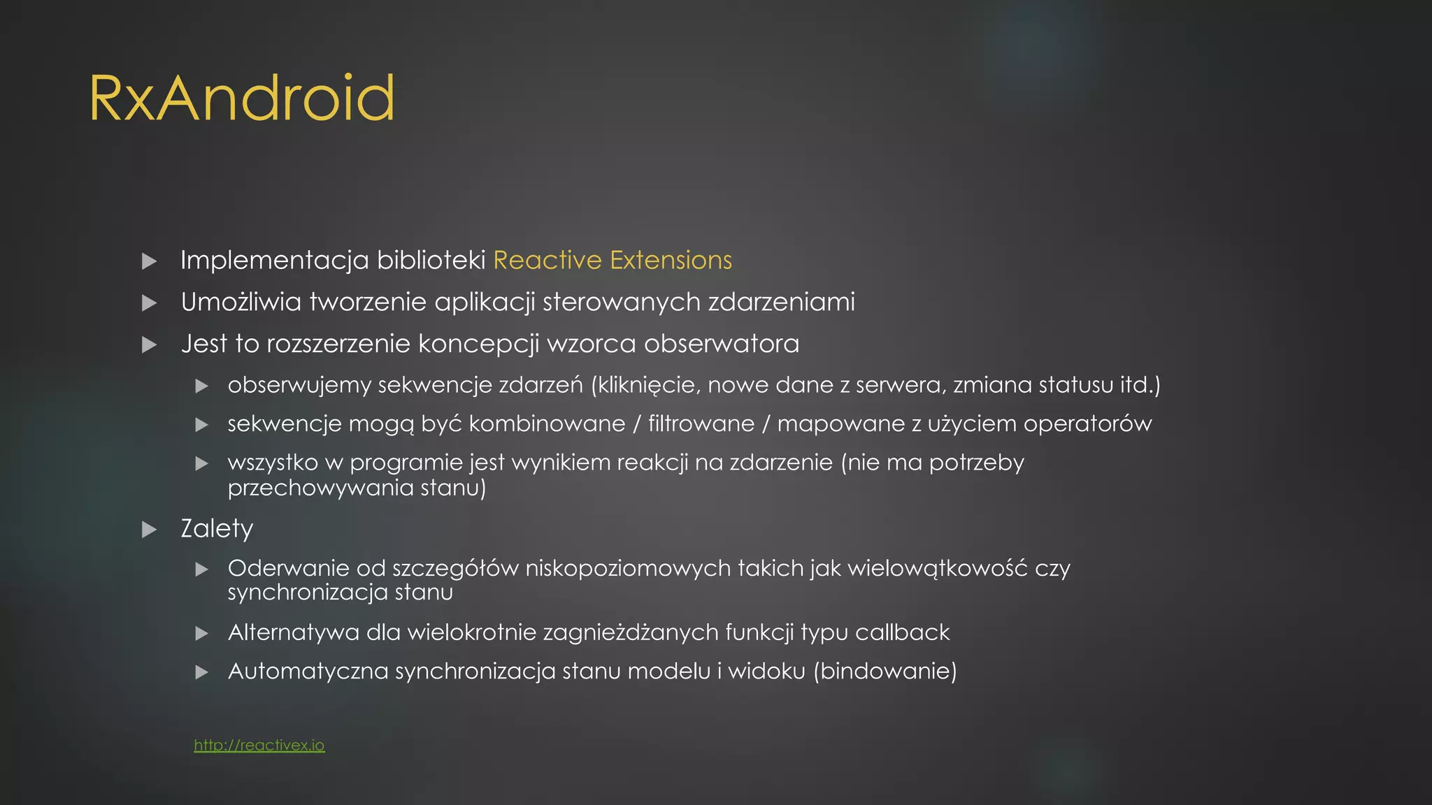 Architektura aplikacji android | PPT