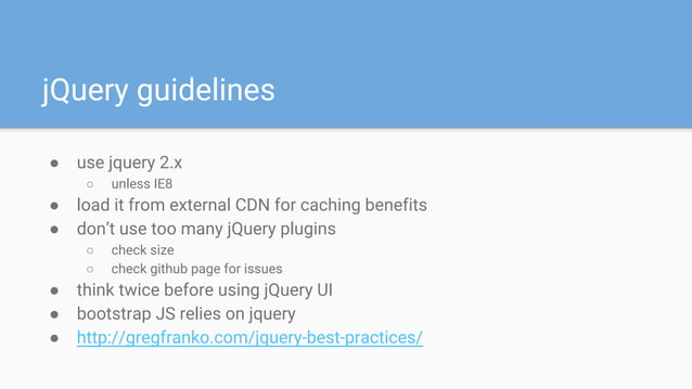 HTML, CSS & Javascript Architecture (extended version) - Jan Kraus | PDF