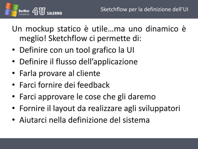 DotNetCampania 4U Salerno - Architettura di Applicazioni Enterprise | PPT