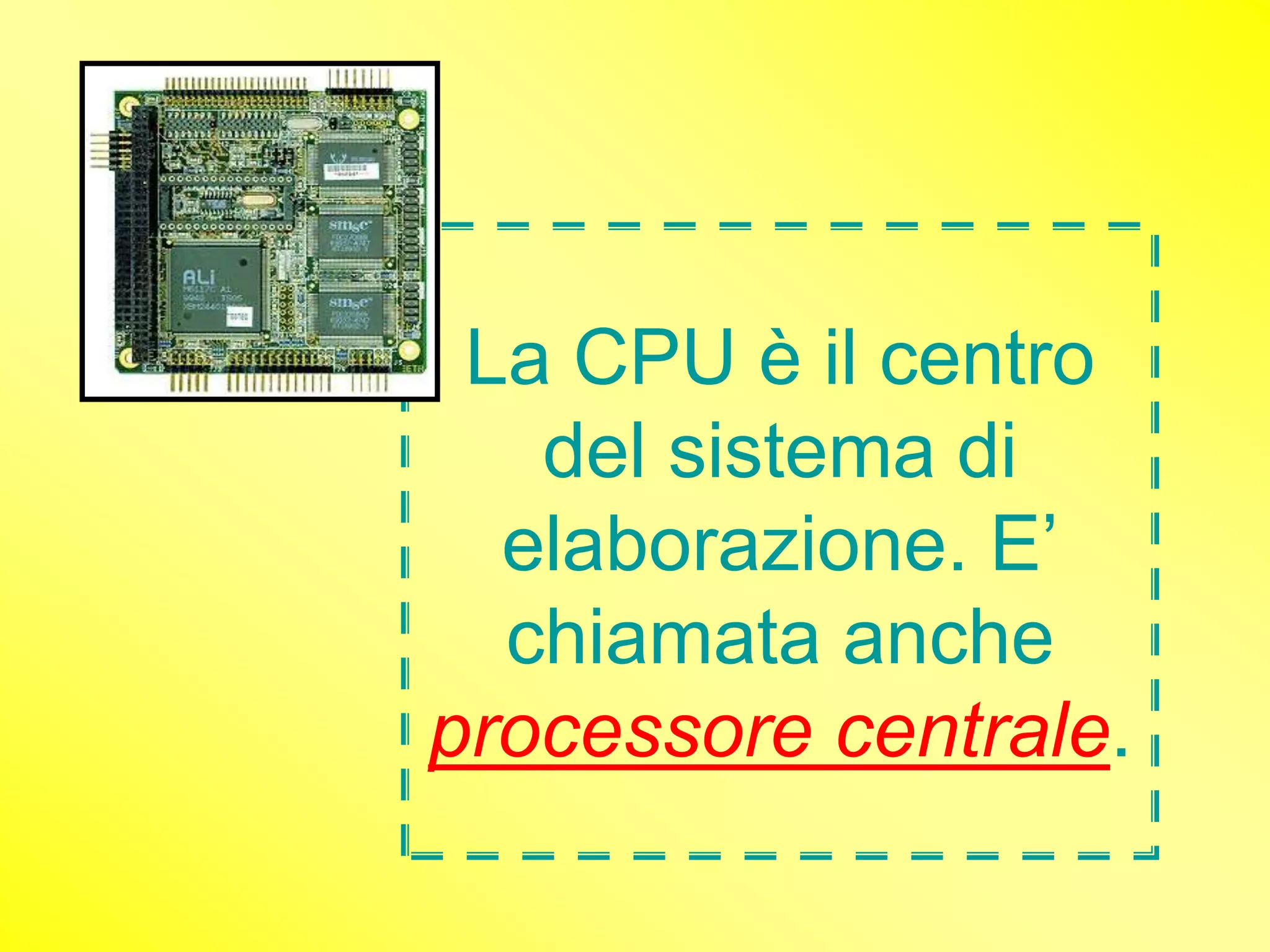 Architettura di un computer, istituto tecnico | PPT