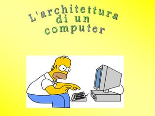 Architettura di un computer, istituto tecnico | PPT