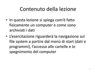 Architettura e nozioni di base | PPTX