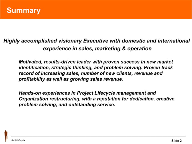 Archit Profile | PPT