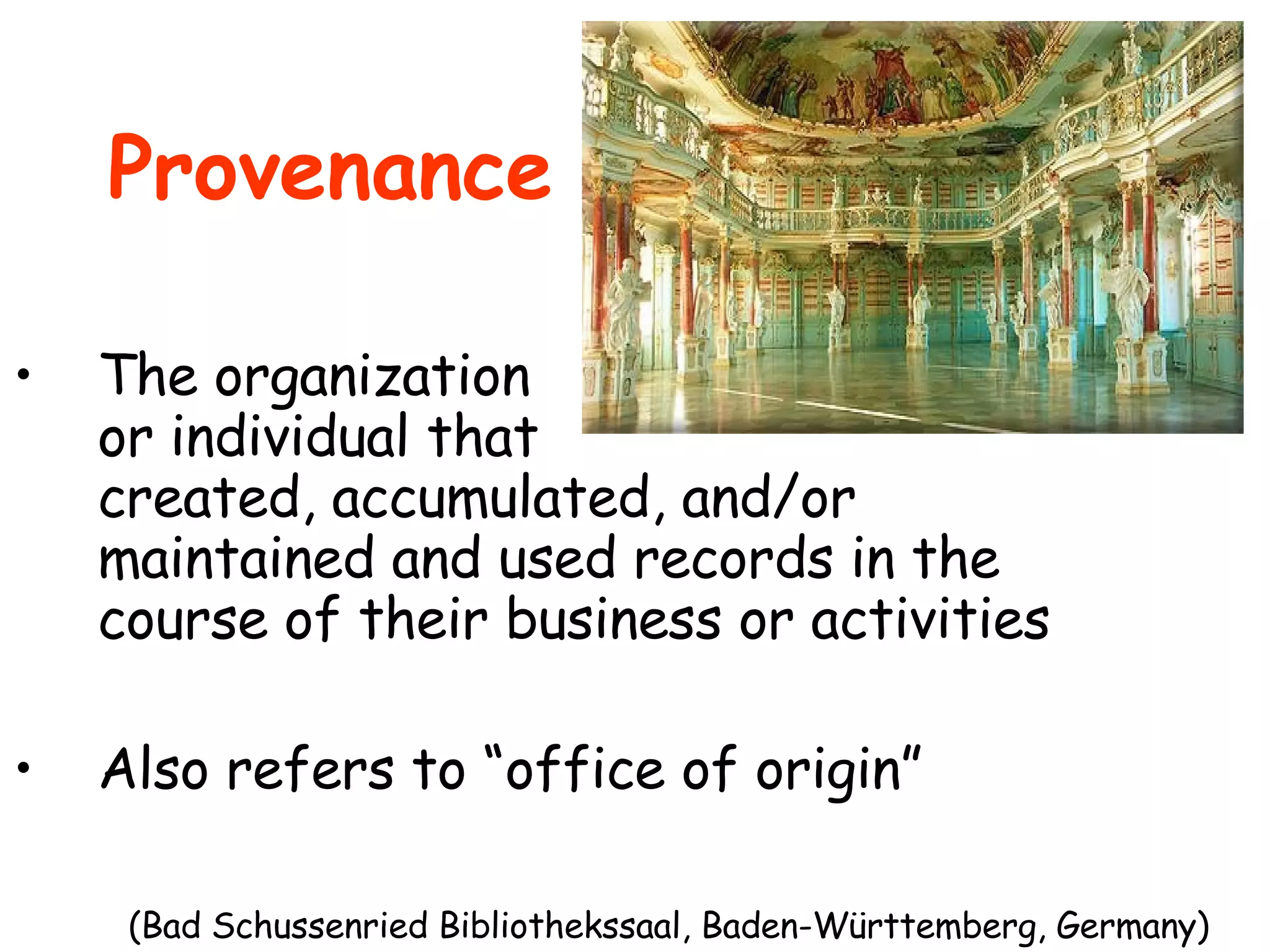 Archival Management: Principles and Techniques | PPT