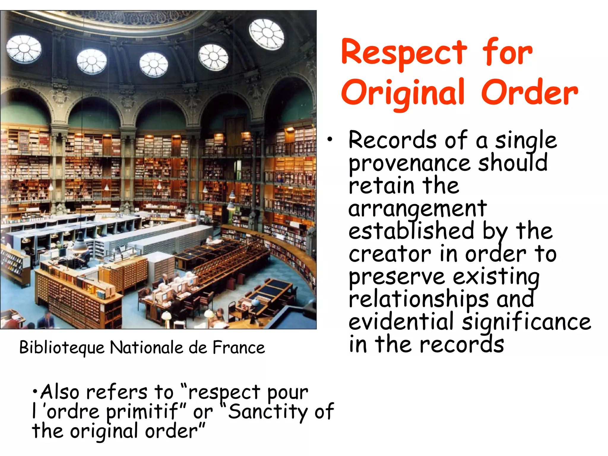 Archival Management: Principles and Techniques | PPT