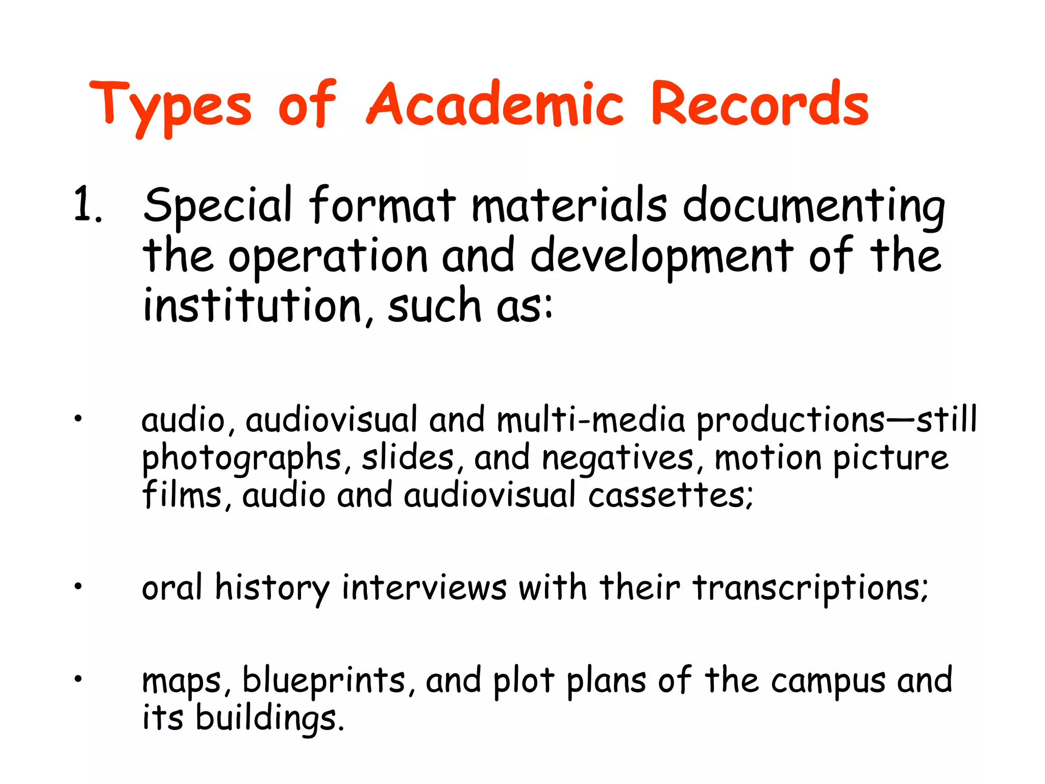Archival Management: Principles and Techniques | PPT