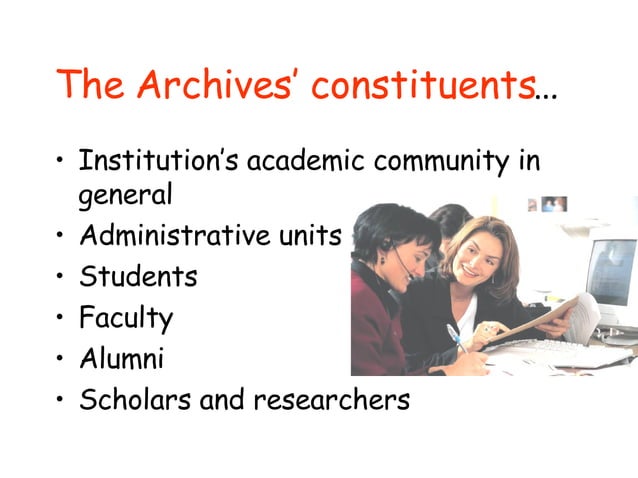 Archival Management: Principles and Techniques | PPT