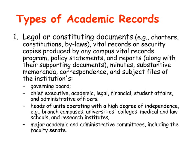 Archival Management: Principles and Techniques | PPT