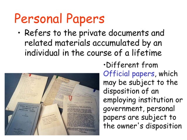 Archival Management: Principles and Techniques | PPT