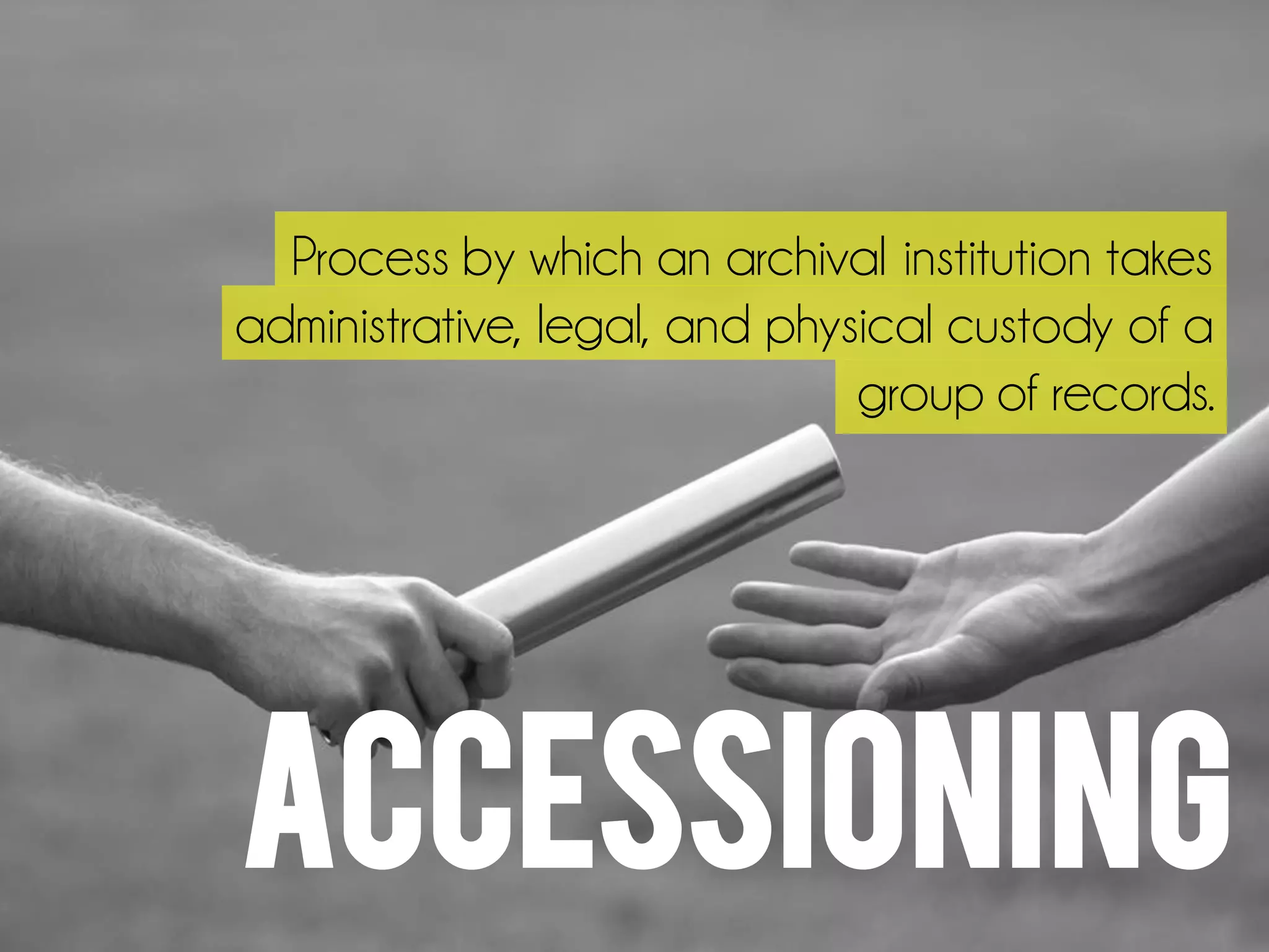 Archival Acquisition (LIS 170) | PDF