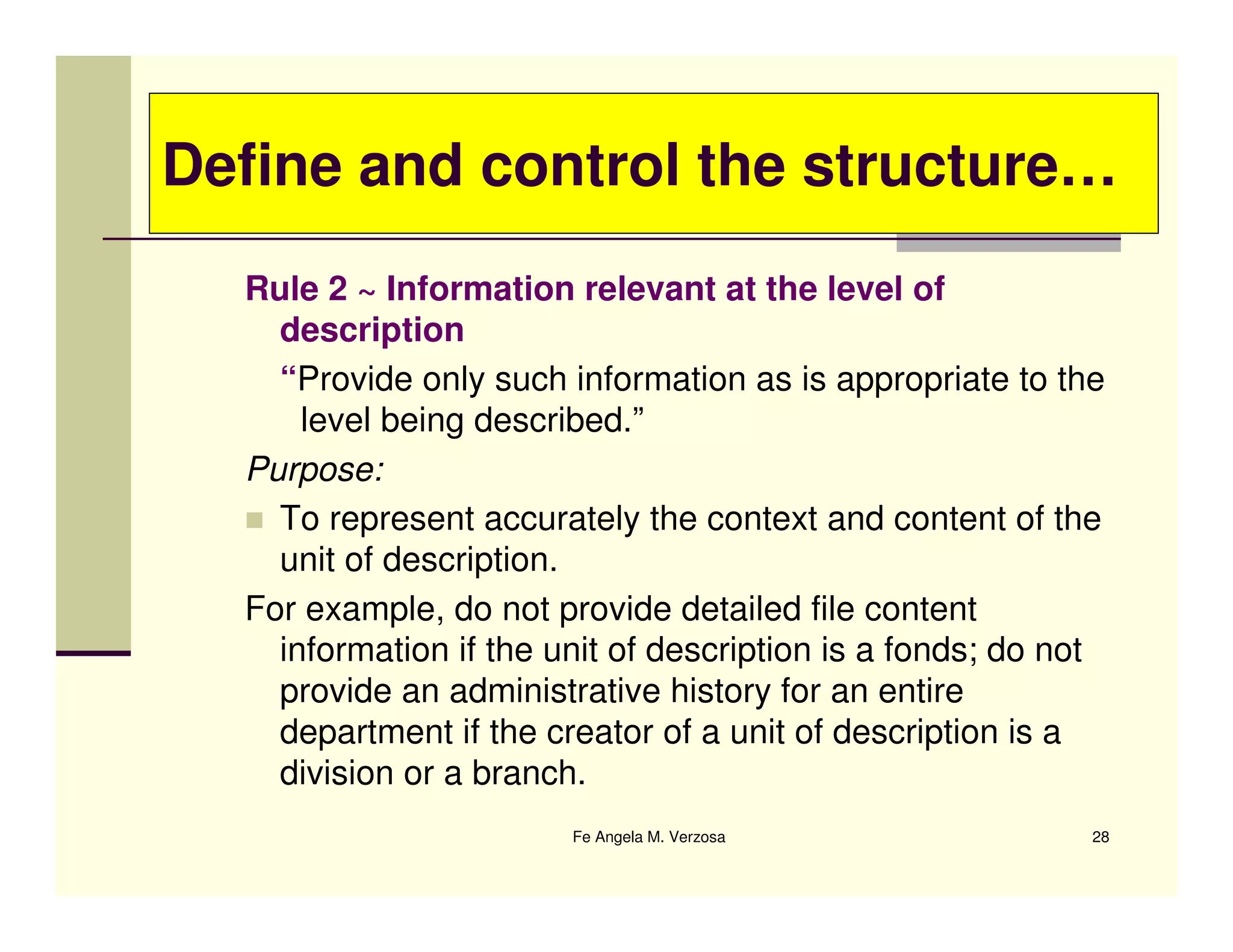 Archival cataloging using ISAD-G | PDF