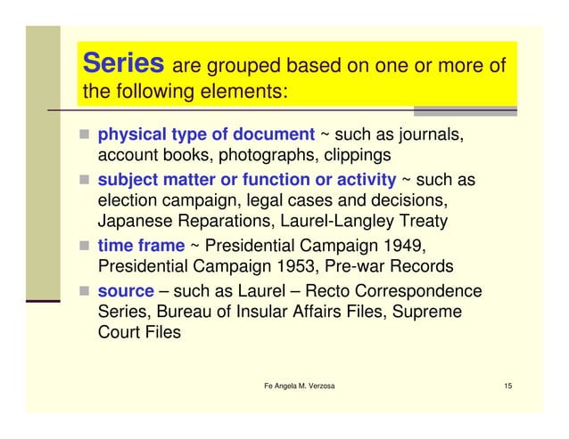 Archival cataloging using ISAD-G | PDF