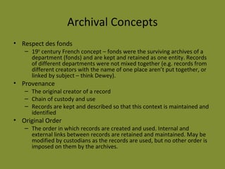 Archival intelligence: using archival catalogues and finding aids | PPT