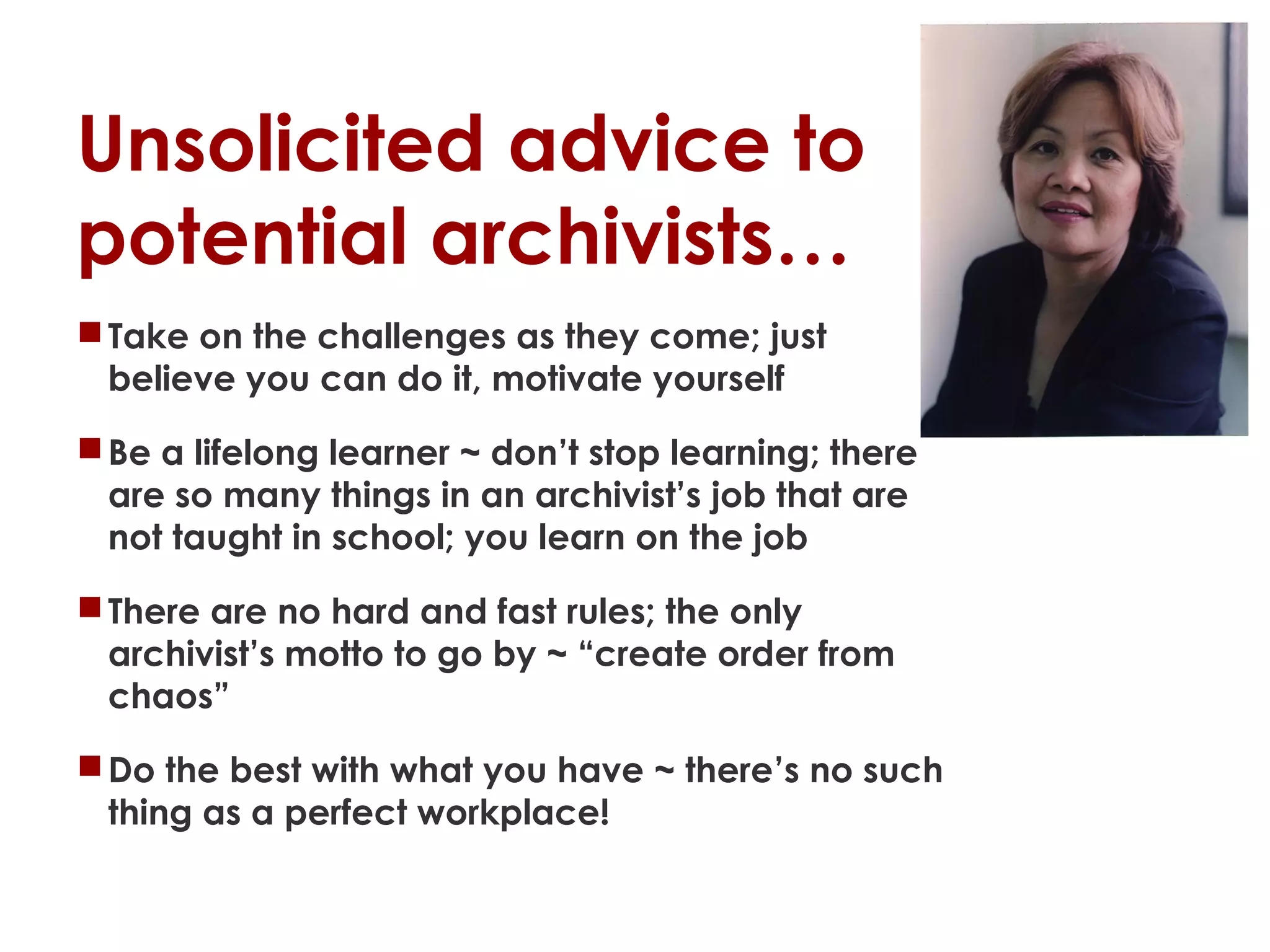 Archival practice and records management | PPT