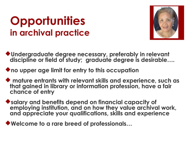 Archival practice and records management | PPT