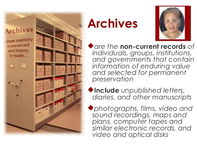 Archival practice and records management