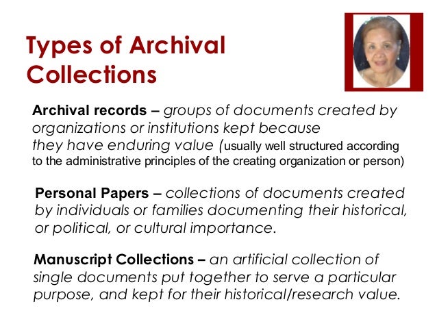 Archival practice and records management