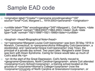 Archival Processing And Description | PPTX