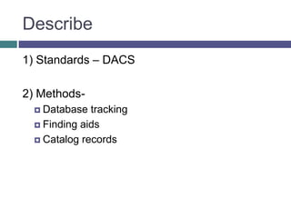 Overview Of Archival Processing, 52% OFF