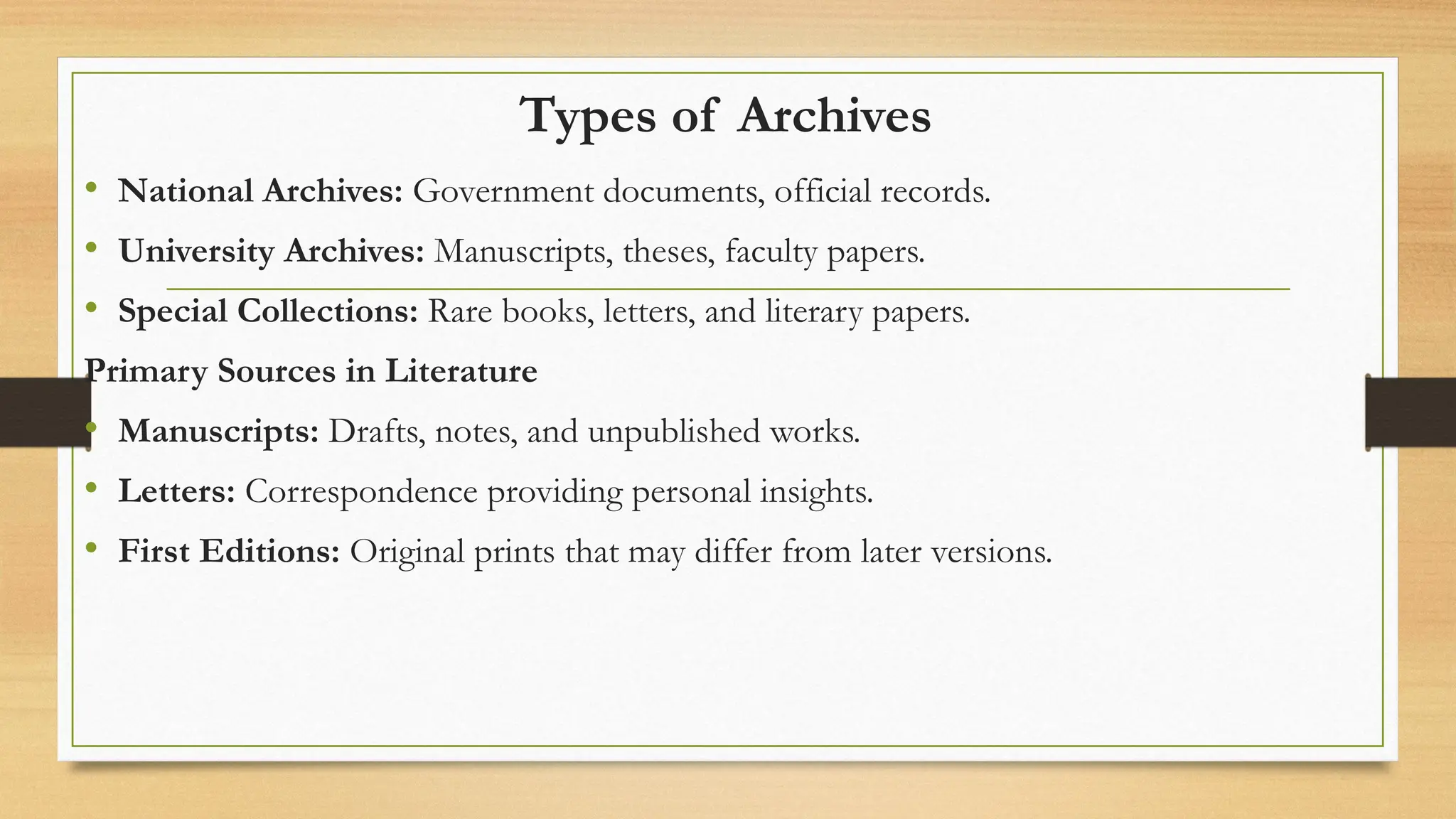 Archival Research Method as a research methodology in English ...