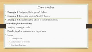 Archival Research Method as a research methodology in English ...