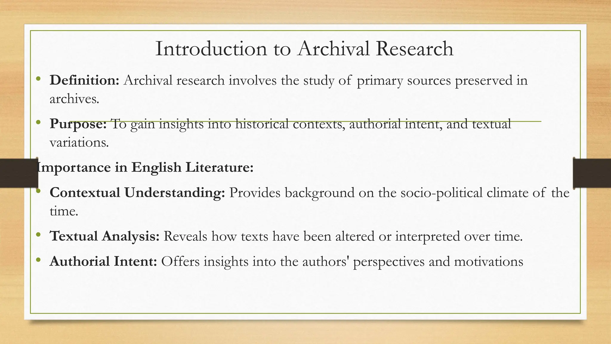 English Archival Research Methodology.ppt