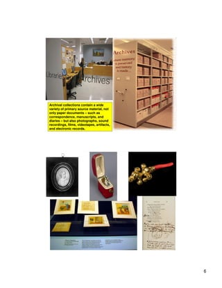 Archival resources in libraries: significance, sources and set-ups ...
