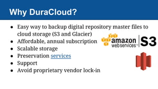 Just in Case: Archive-It & DuraCloud Integration | PPT