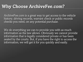 Archivefee.com