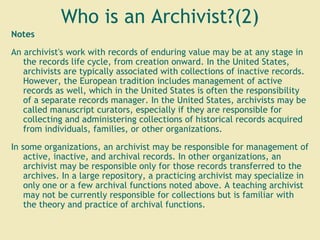 Archives & Manuscripts | PPT