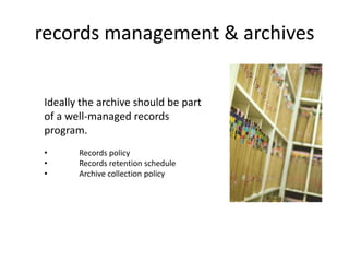Archives 101 | PPTX