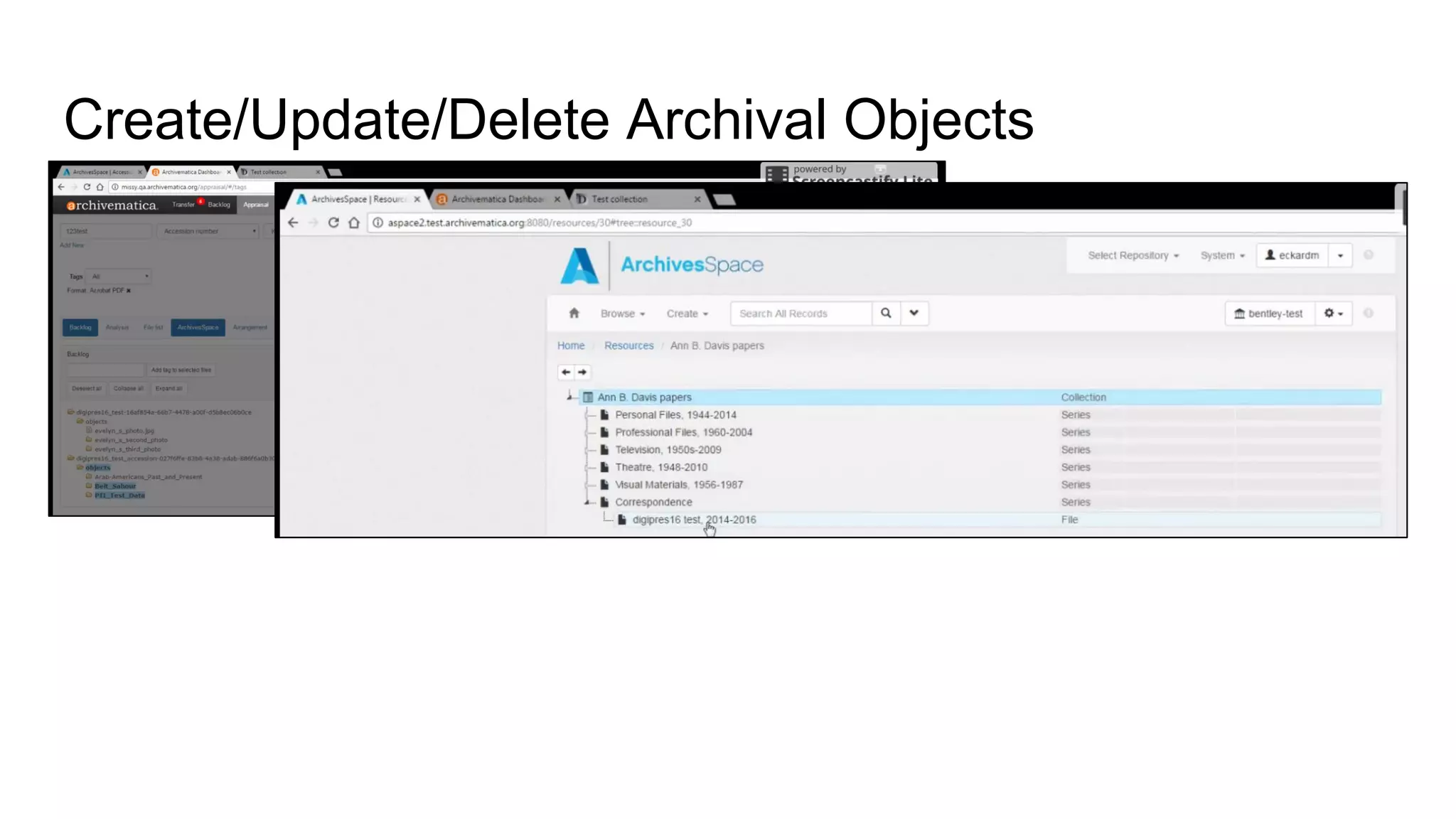 ArchivesSpace-Archivematica-DSpace Workflow Integration | PDF