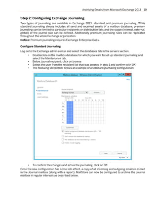 Archiving emails-from-microsoft-exchange-2013 | PDF