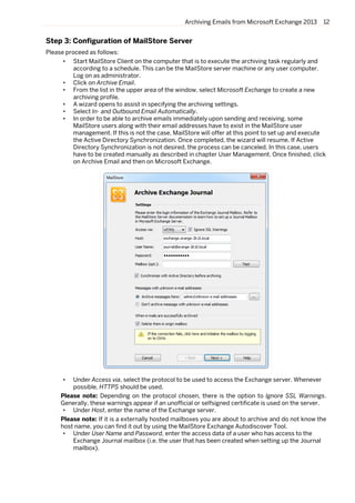 Archiving emails-from-microsoft-exchange-2013 | PDF