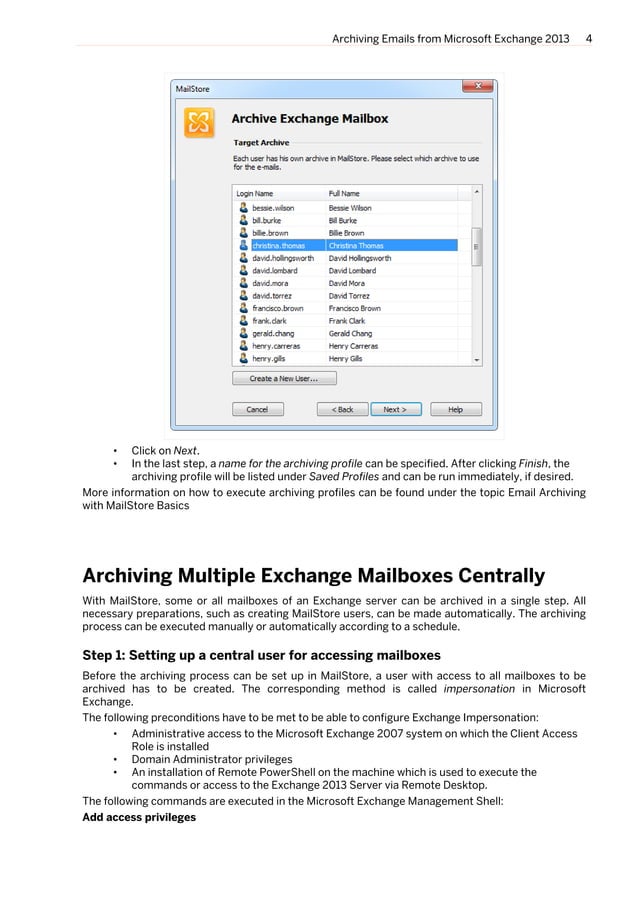 Archiving emails-from-microsoft-exchange-2013 | PDF