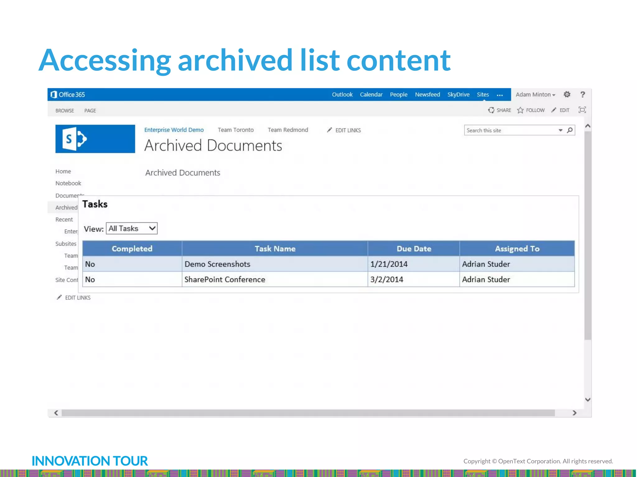 Archiving and compliance for SharePoint on premise and online | PDF