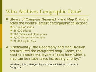 Archiving digital maps | PPT | Desktop Publishing | Computer Software ...