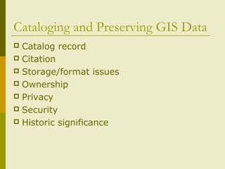 Archiving digital maps | PPT | Desktop Publishing | Computer Software ...