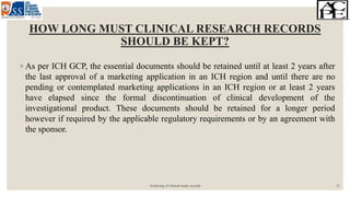 Archiving of clincial study records.pptx