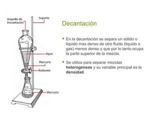 Separacion de Mezclas | PPTX